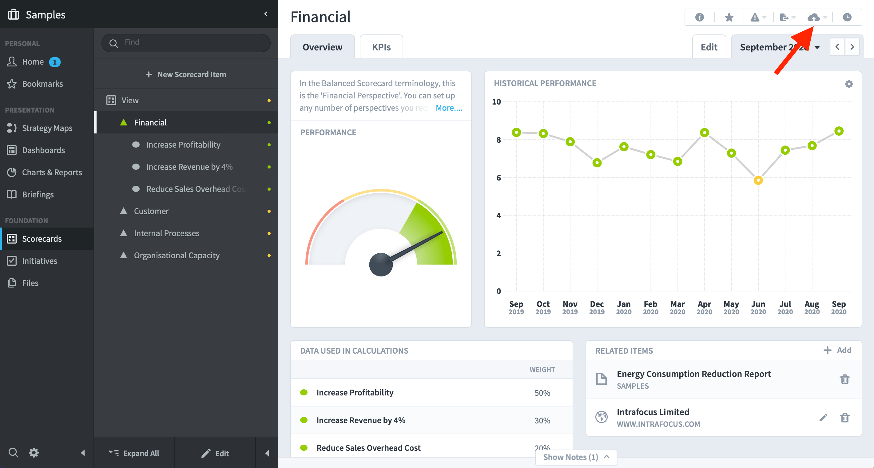 Importing actual values - Intrafocus