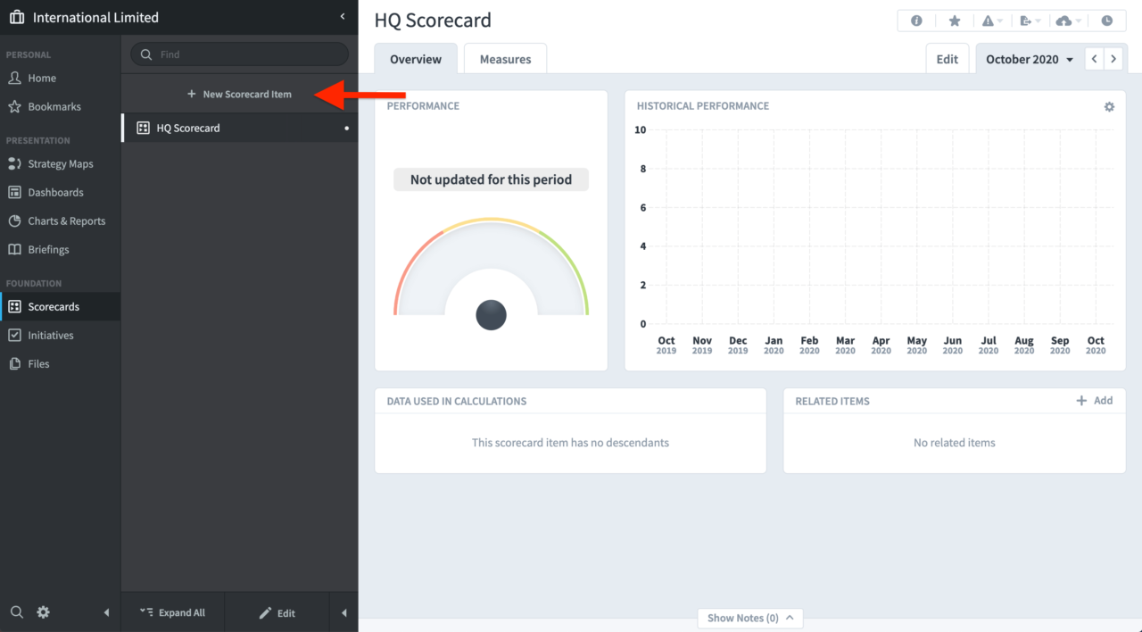 Structuring a Scorecard - Intrafocus