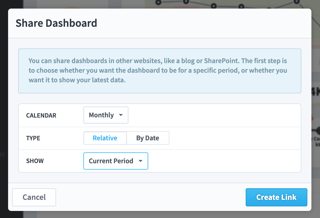 Shared Dashboards - Intrafocus