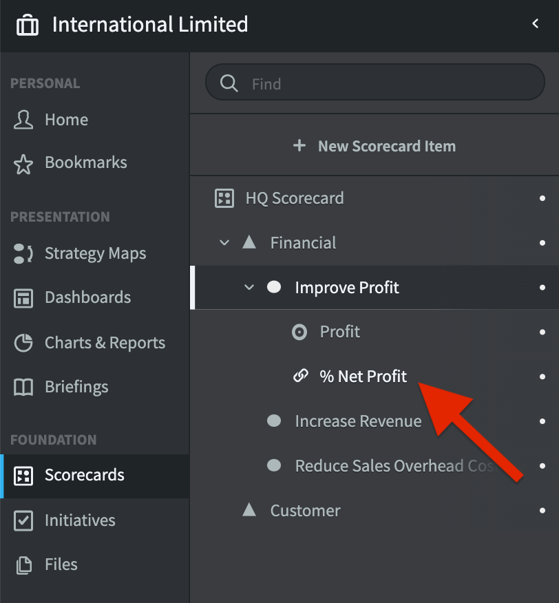 Linking Objects Intrafocus