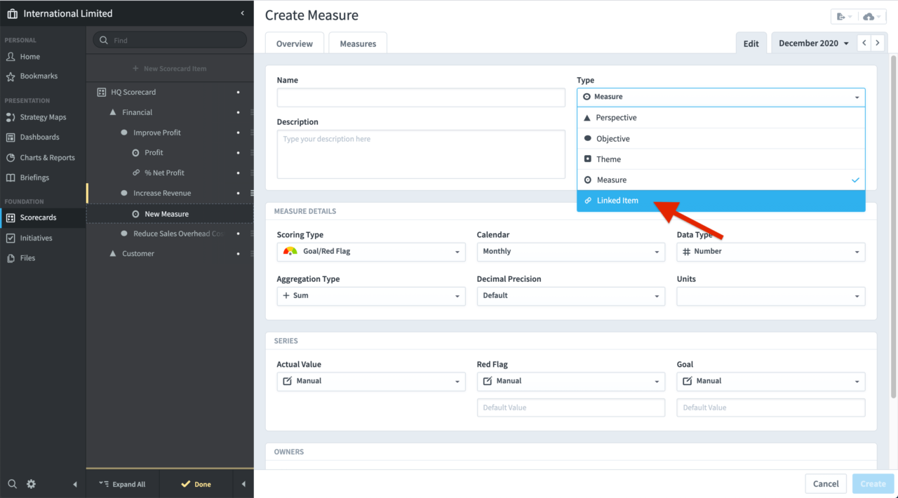 Linking Objects - Intrafocus