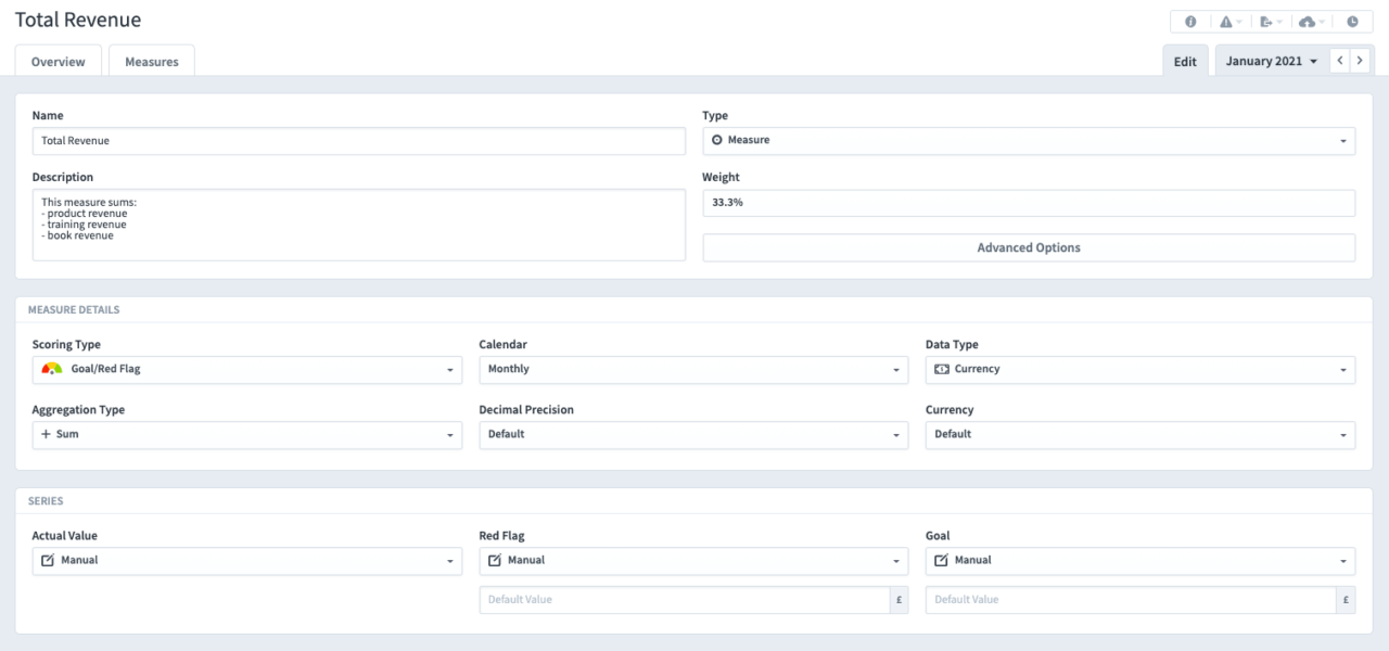 Calculated Measures - Intrafocus