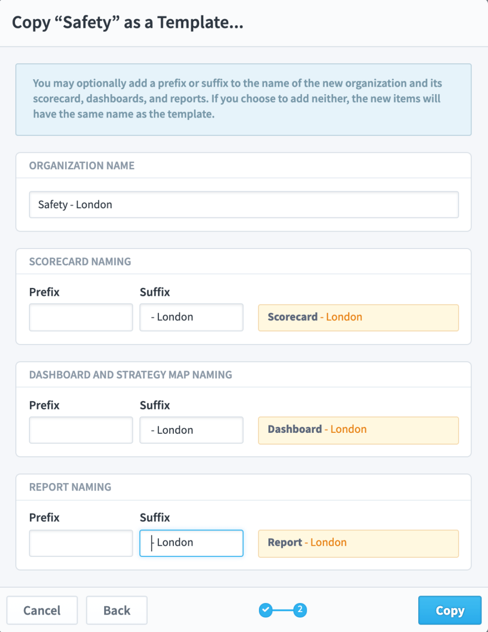 Cascading Scorecards – Auto Roll Up - Intrafocus