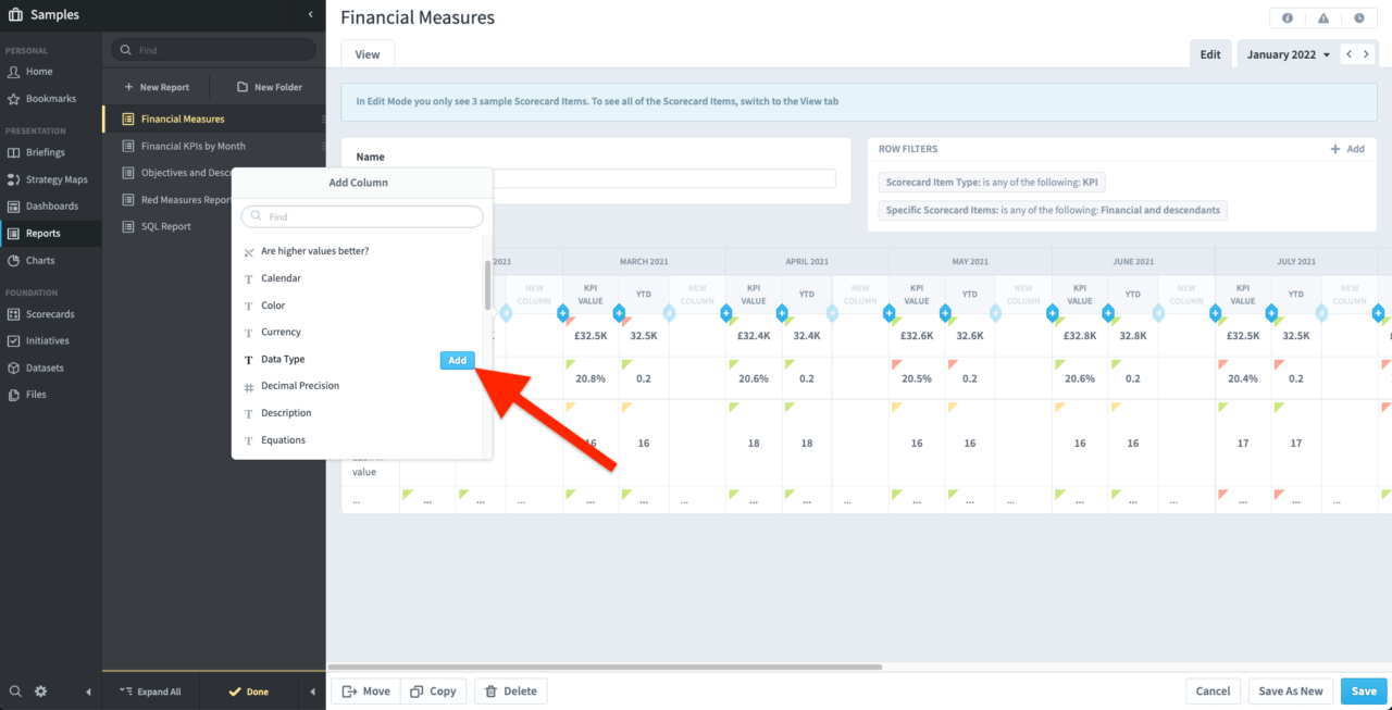Reports | Intrafocus