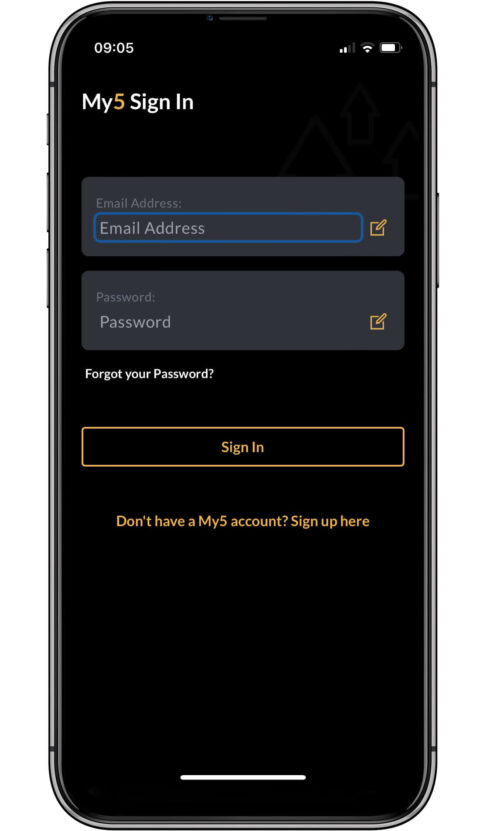My5 sign in - Intrafocus