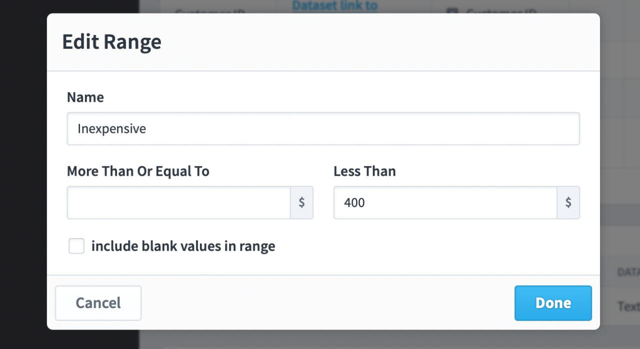 Creating and Editing Datasets - Intrafocus