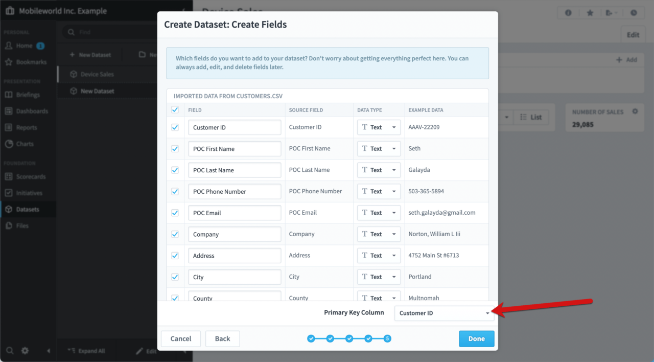 Creating and Editing Datasets - Intrafocus