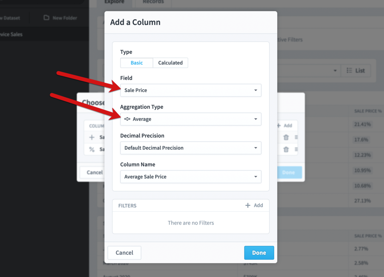 Exploring Dataset Data - Intrafocus