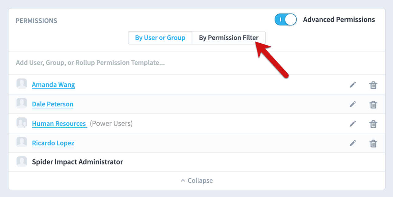 Dataset Permissions - Intrafocus