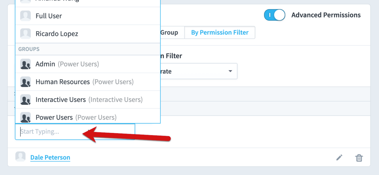 Dataset Permissions - Intrafocus